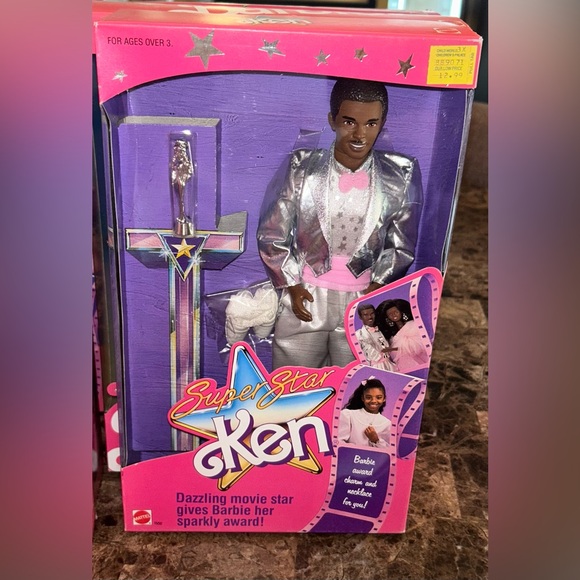 Barbie | Toys | Vintage 988 Superstar Ken Doll Africanamerican Nrfb ...